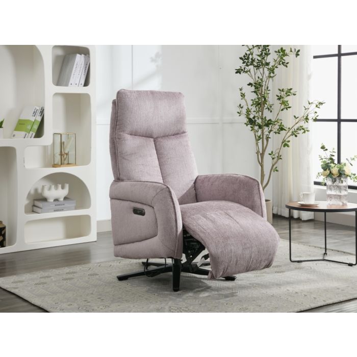 Prestige Lavender Fabric Triple Motor Lounge Chair